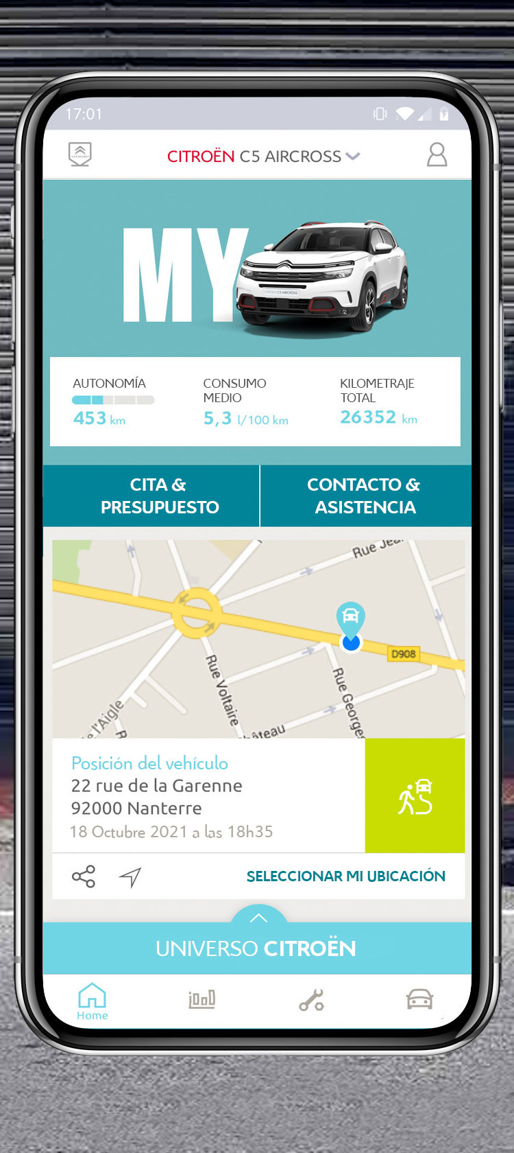Servicios y mantenimiento ofrecidos en red oficial Citroën